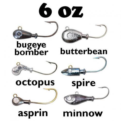 Large Saltwater Jig Heads » C&B Custom Jigs