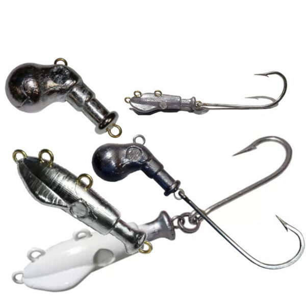 Jig Heads for saltwater or freshwater from C&B Custom Jigs
