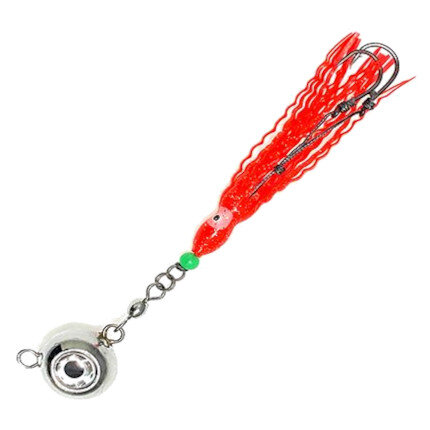 1oz Fluke Ball Jigs with Hoochie Stinger » C&B Custom Jigs